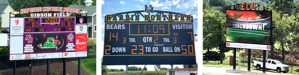 Electronic Football Scoreboards | Fair-Play Scoreboards