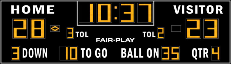 FB-8136-2 Football Scoreboard - Fair-Play Scoreboards