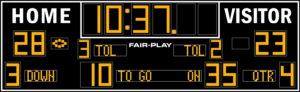 Football Scoreboards 8100-8300 Series | Fair-Play Scoreboards