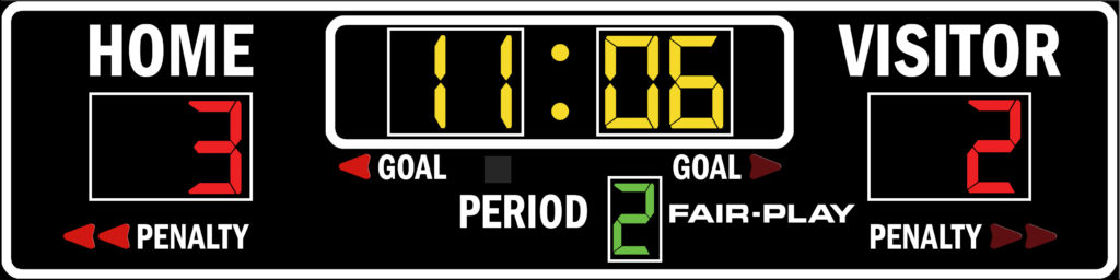 Hockey Scoreboards 1600-1800 Series | Fair-Play Scoreboards