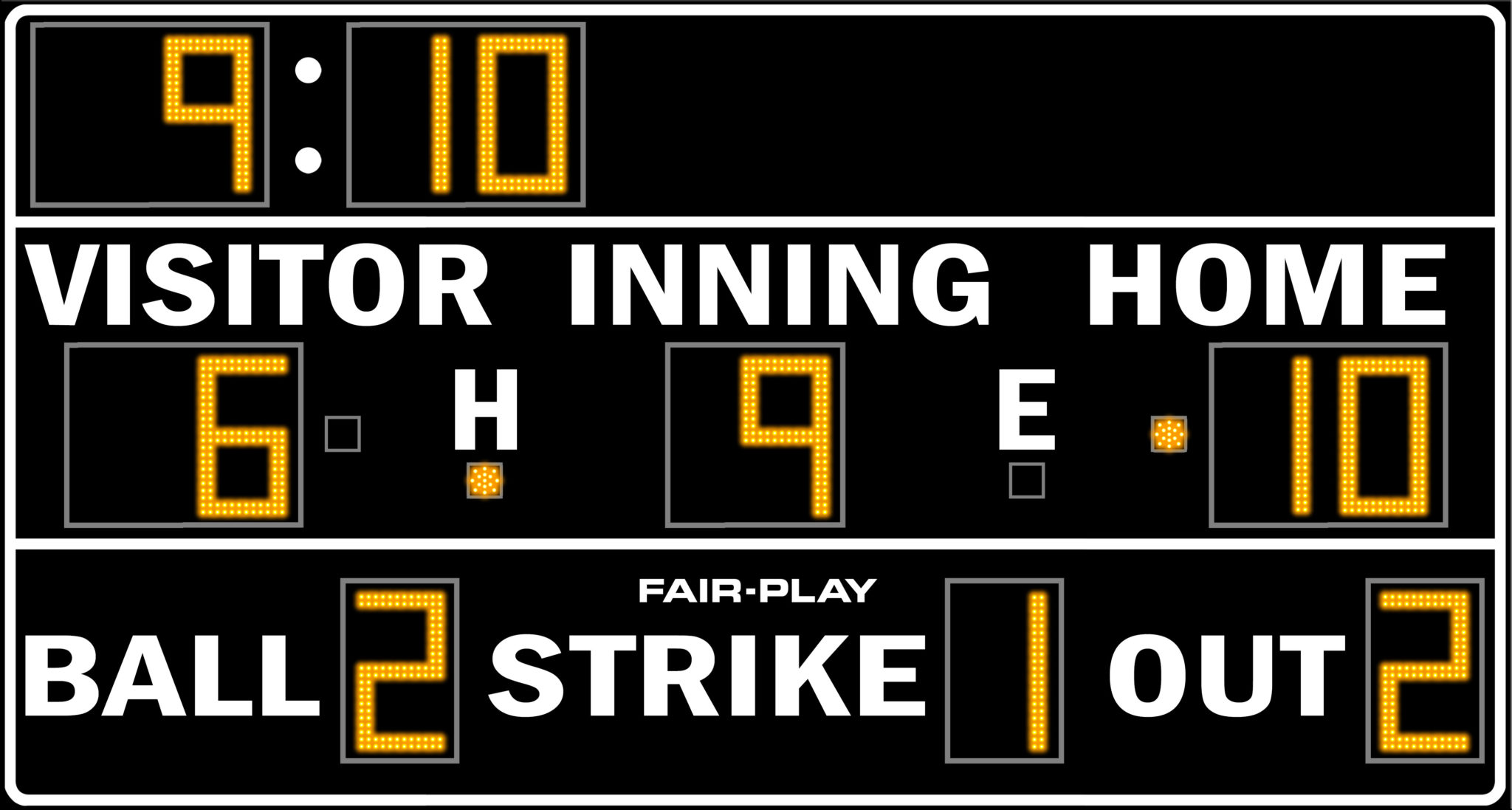 MP-7200-2 Multi-Purpose Scoreboard - Fair-Play Scoreboards