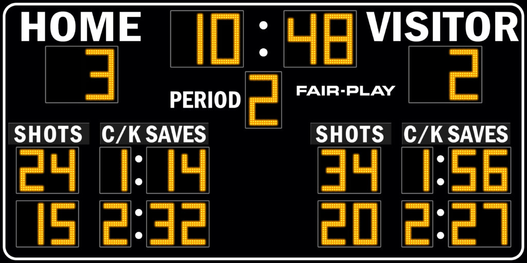 Soccer Scoreboards 8100-8200 Series | Fair-Play Scoreboards